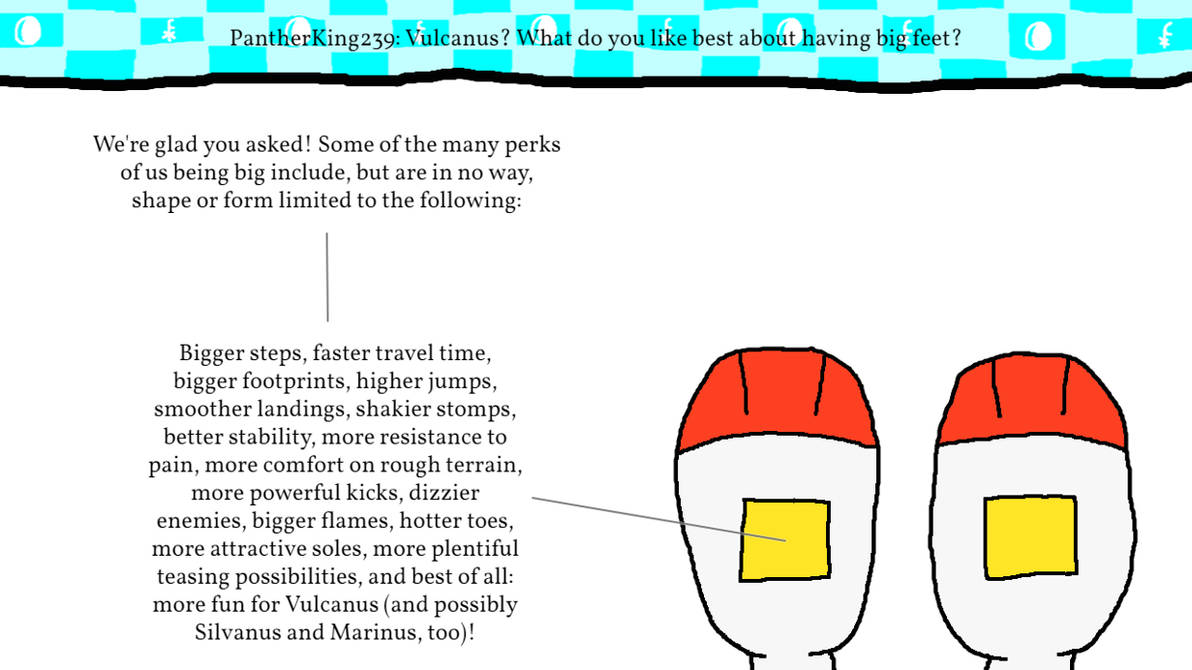 Ask My OCs' Feet #283 by Cyanesque111 on DeviantArt