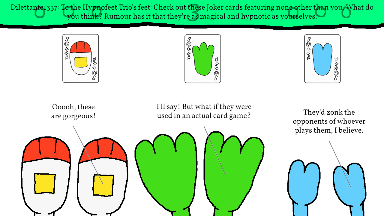 Ask My OCs' Feet #297 by Cyanesque111 on DeviantArt