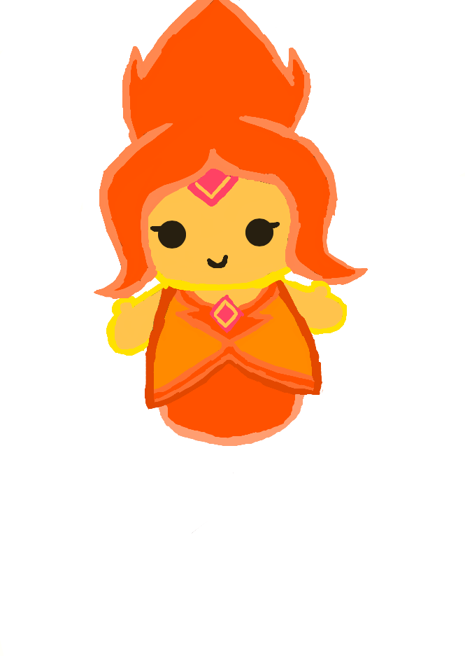Cute Little Flame Princess by BL00dot on DeviantArt