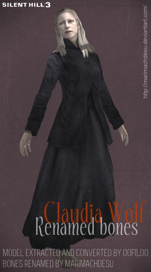 SILENT HILL 3 - Claudia Wolf (UPDATE) by MarimachDesu on DeviantArt