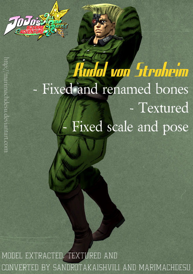 JJBA: All-Star Battle - Rudolf von Stroheim by MarimachDesu on DeviantArt