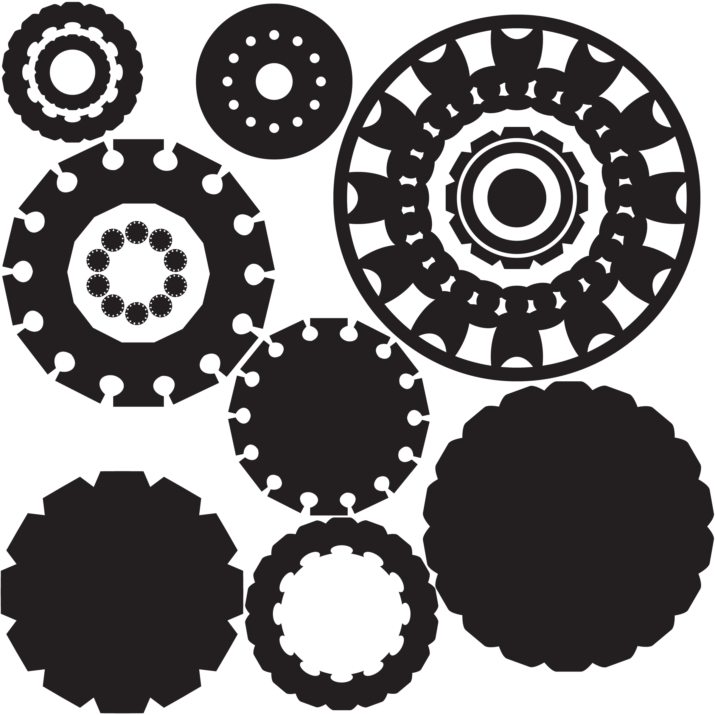 Gears Brushes Set 1 by FairyFindings on DeviantArt