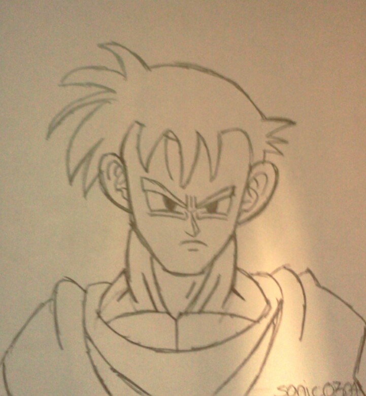 Future Gohan Sketch by sonic0304 on DeviantArt