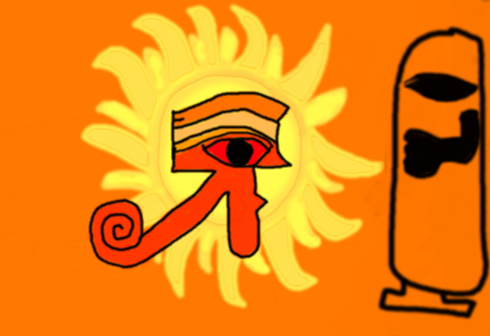 Ra! The Egyptian god of sun. by PaperMario700 on DeviantArt