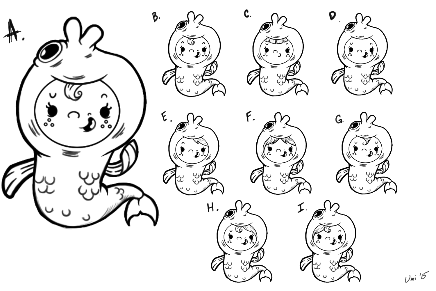 Merbaby Logo Design by sketchy-umi on DeviantArt