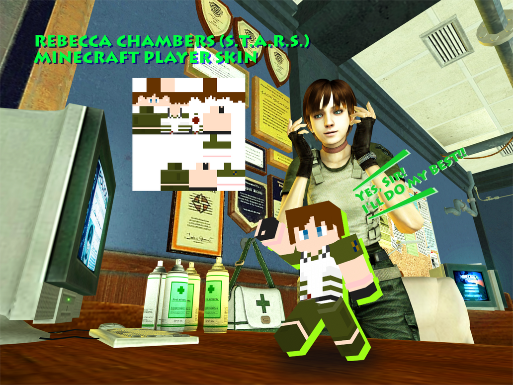 Minecraft Player Skin: Rebecca Chambers by BeckyChambersen on DeviantArt