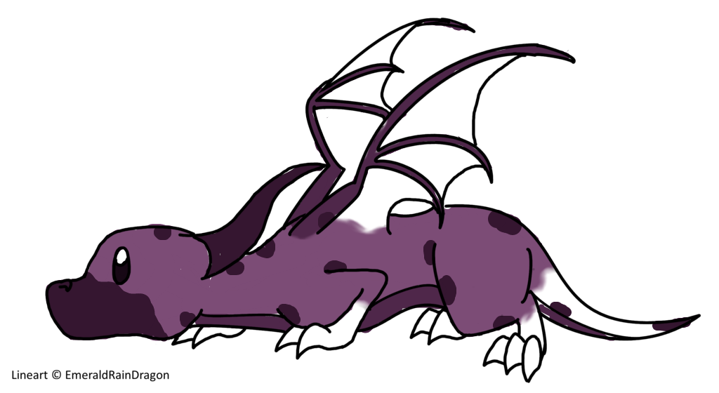 Grape Dragon (SOLD) by Affinity-Adopts on DeviantArt