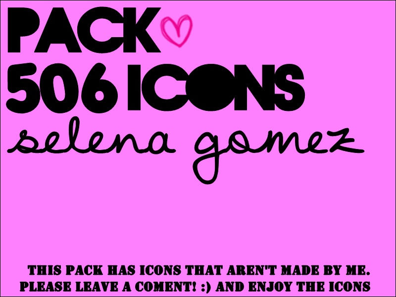 Pack Icons Selena Gomez by aisapedidos on DeviantArt