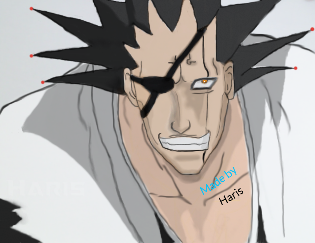 Zaraki kenpachi digital art by StreetPlayer97 on DeviantArt