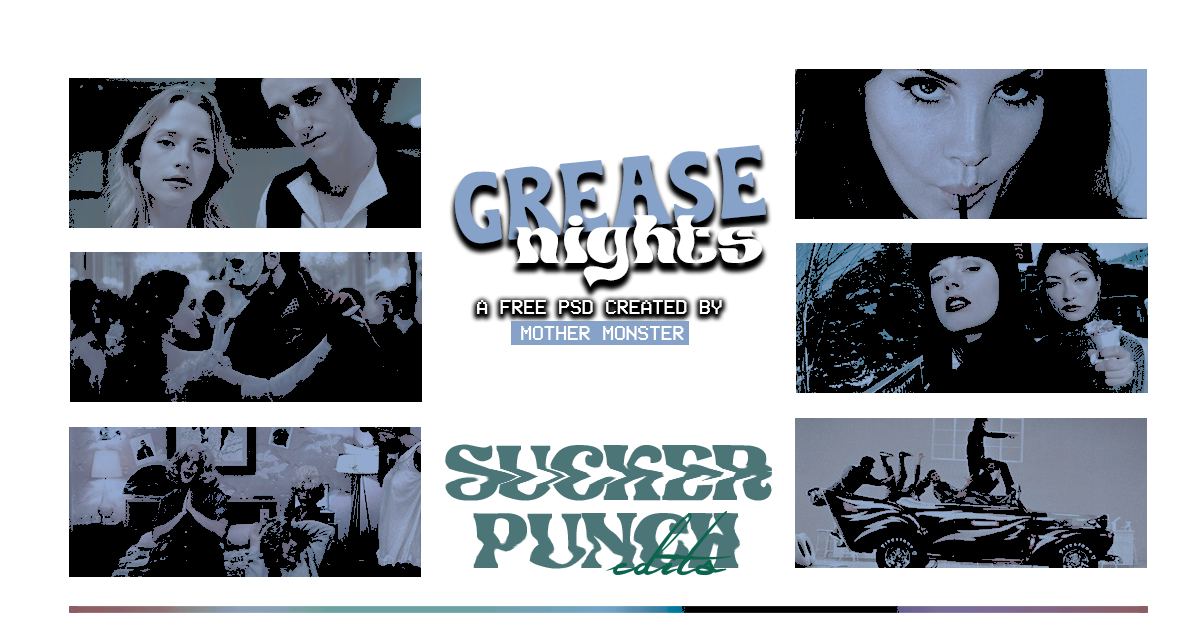 PSD 26 GREASE NIGHTS by suckerpunchpsds on DeviantArt