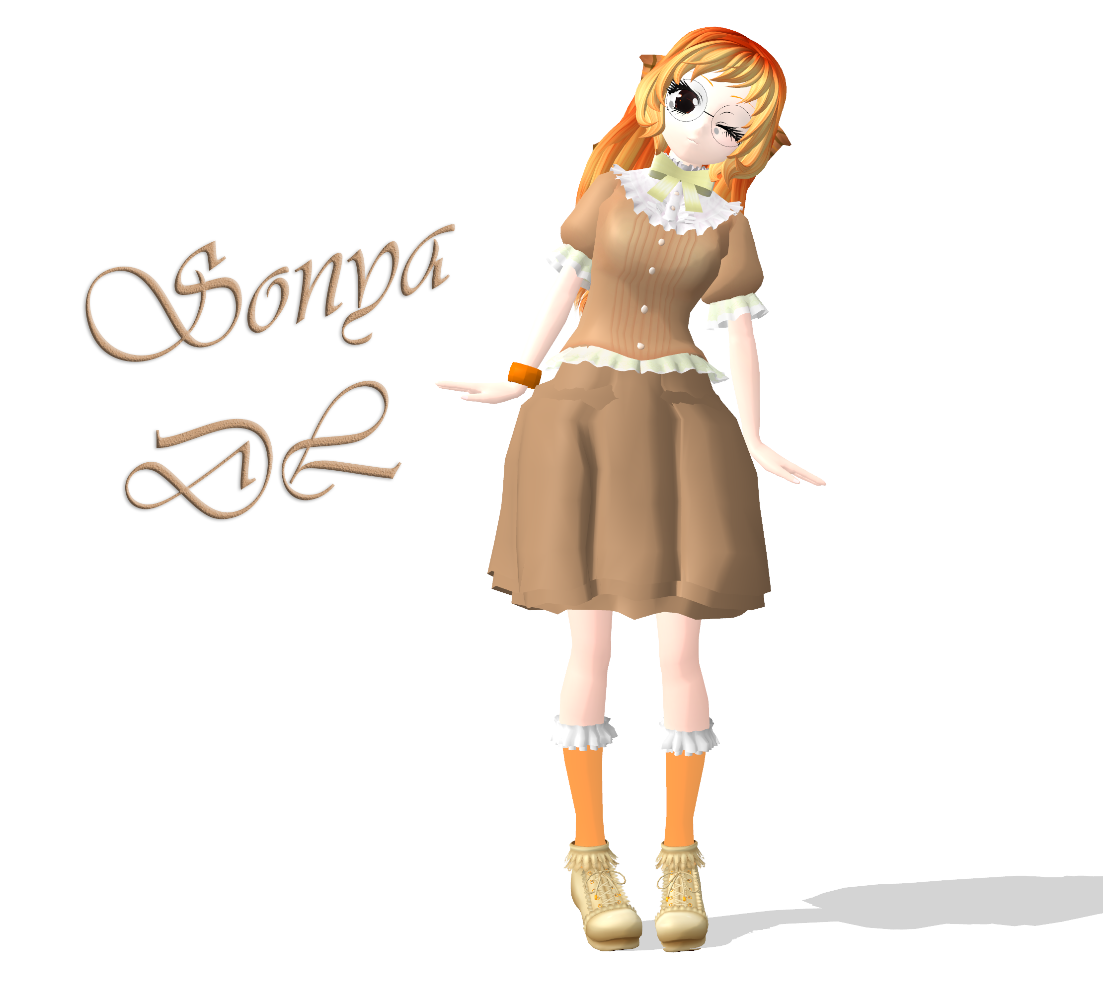 [MMD x OC] Model Sonya DL by Hikase555 on DeviantArt