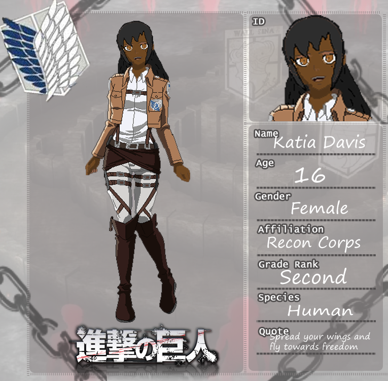 Katia Davis- Shingeki no Kyojin OC by landra15 on DeviantArt