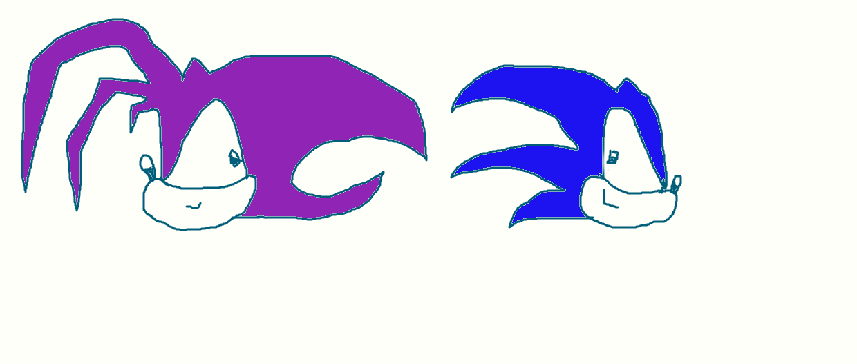 Sanic and Sonic by LesGoo887 on DeviantArt
