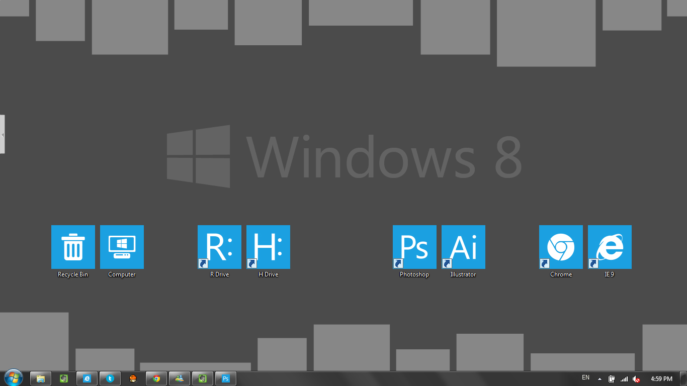 Windows 8 Style Icon and Wallpaper by h0p3bring3r on DeviantArt