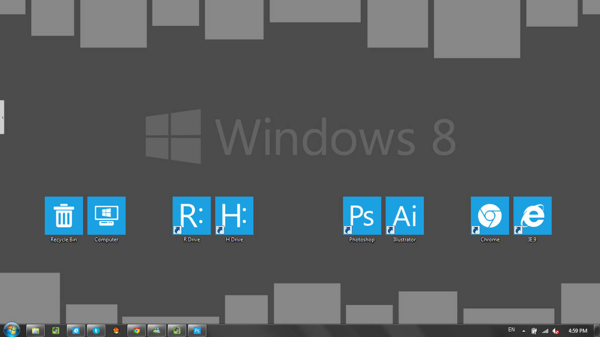 Windows 8 Style Icon and Wallpaper by h0p3bring3r on DeviantArt