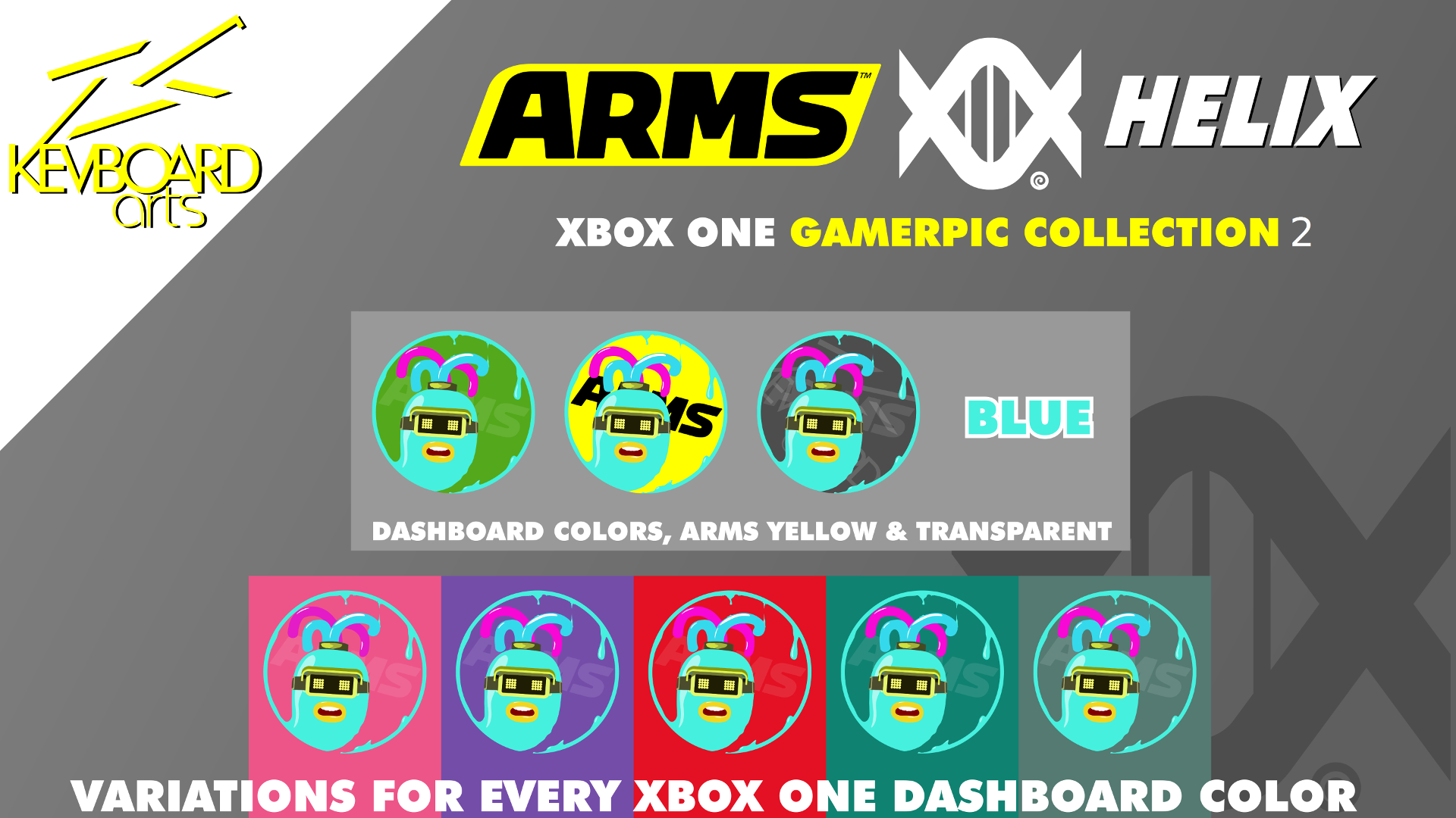 XBOX GAMERPIC - Arms HELIX - Blue by kevboard on DeviantArt