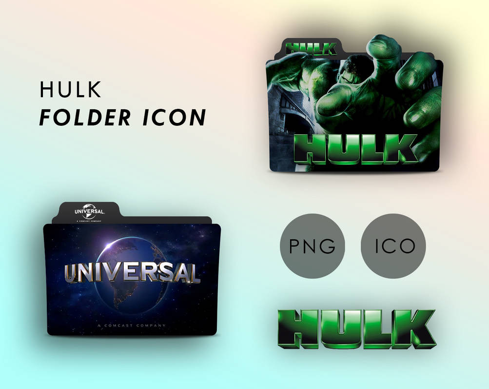 MARVEL Hulk 2003 Film Folder Icon by purejoyandhappiness on DeviantArt
