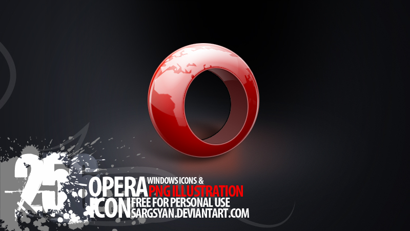 Opera Icon by sargsyan on DeviantArt