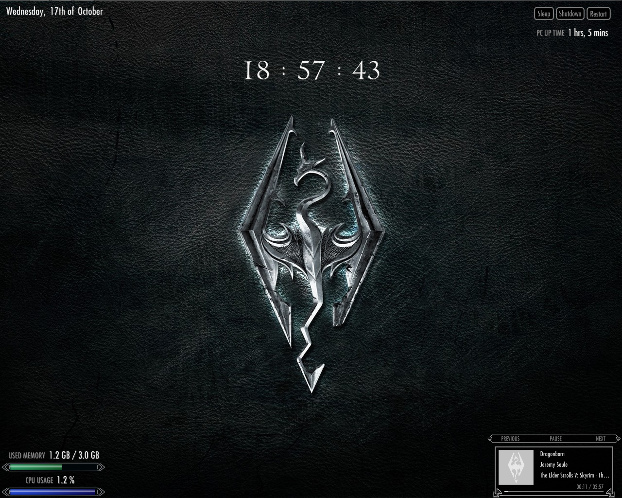 TES-V Skyrim Skin by Adriendel on DeviantArt