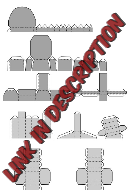 New Bonnie FNAF 1 Papercraft By AdogoPaper by MolegulasDetonados on ...