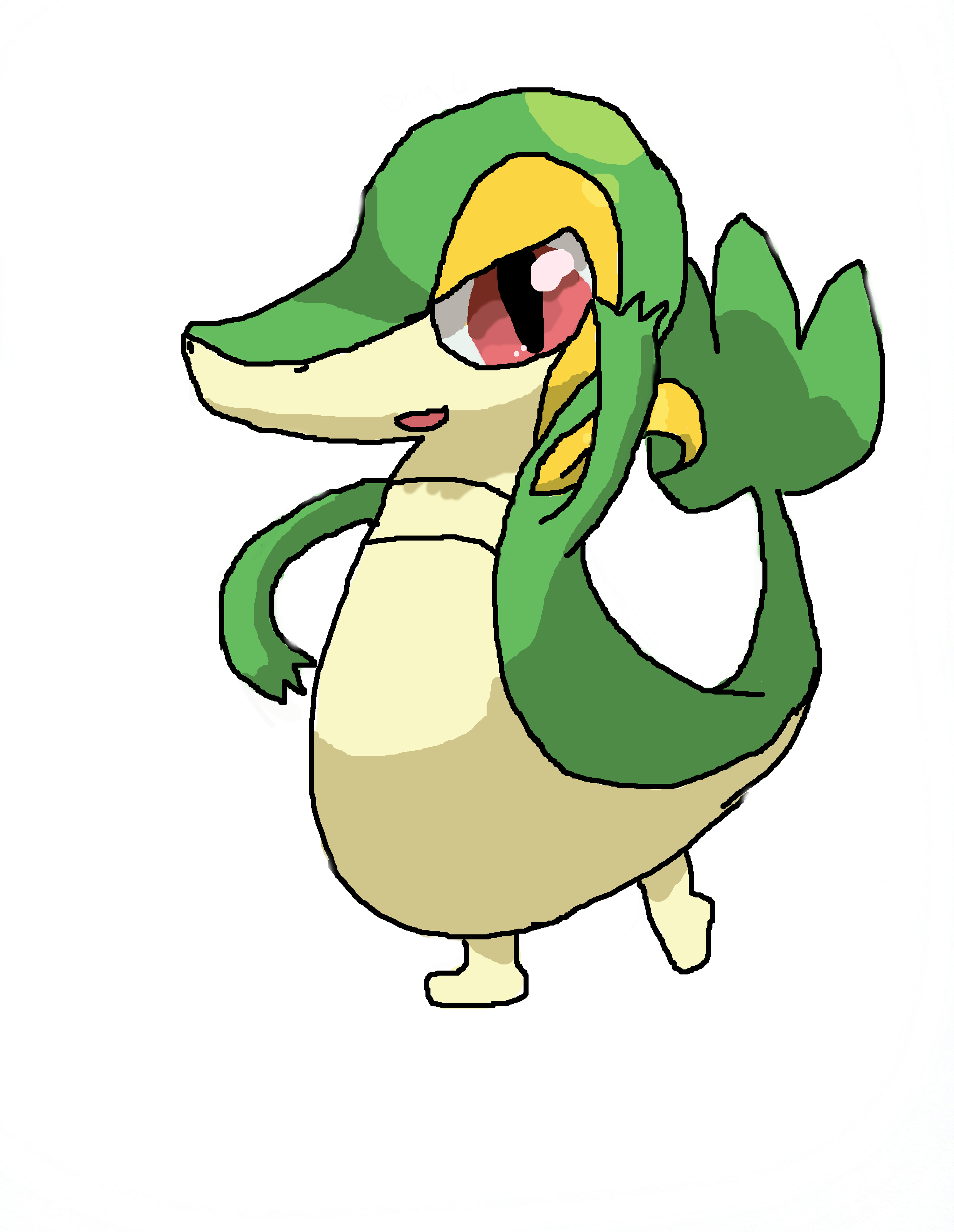 Snivy (6) by KaijuusandKryptids on DeviantArt