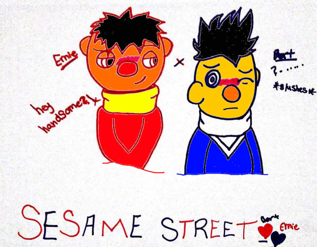 ernie x bert-color version by Chaske57 on DeviantArt
