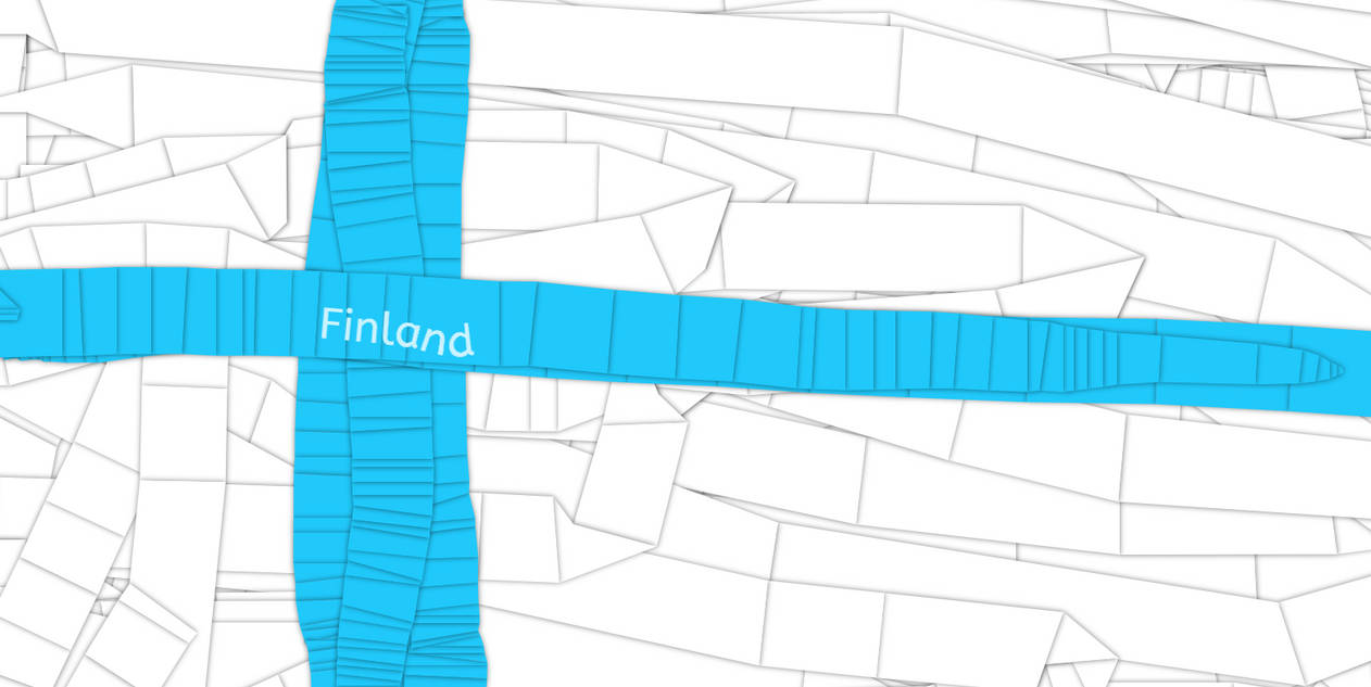 Finland paper flag by KittenAnime1 on DeviantArt