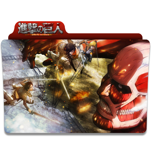Attack on Titan icon folder by Freenobite on DeviantArt