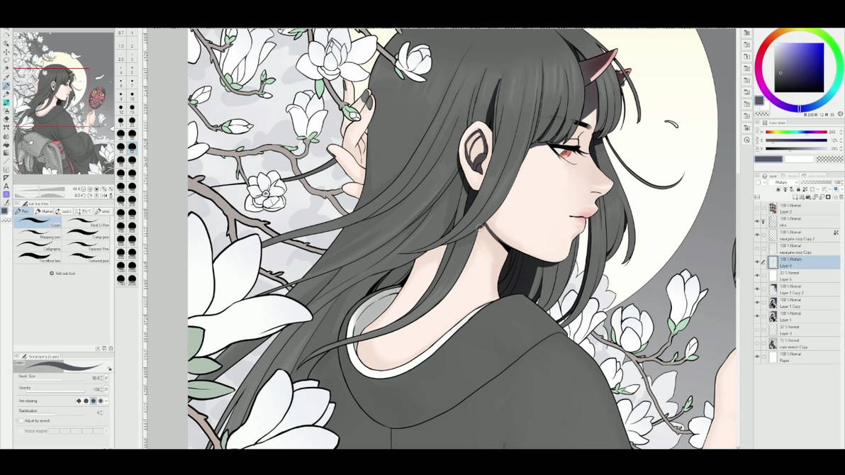 Mirror - time lapse (DA Focus piece) by mikiko-art on DeviantArt