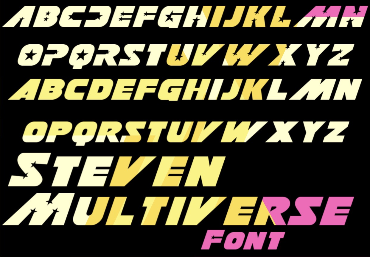 Steven Multiverse Font! by GraysonGoodwin on DeviantArt