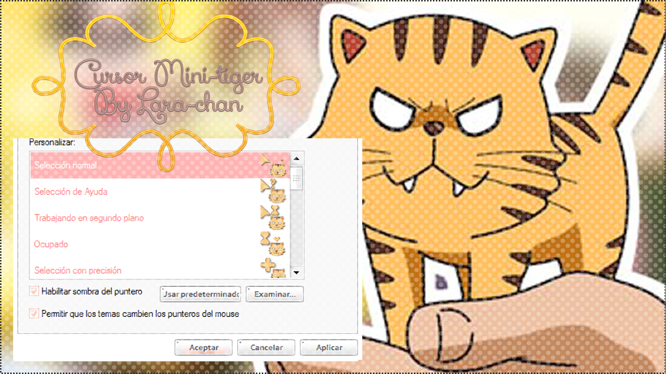 Cursor Tiger By Lara-chan by Mini-Tiger on DeviantArt
