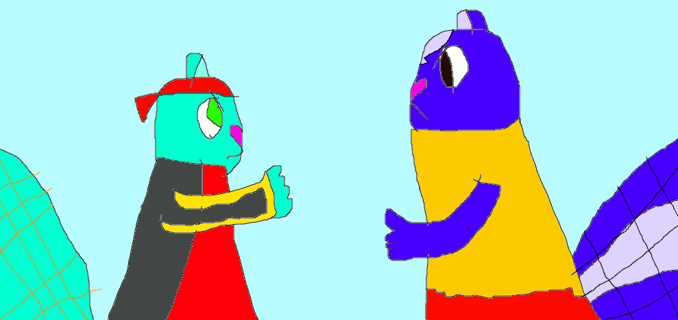 Half Brother and Half Sister Rivalry. by rollerbrawl895 on DeviantArt