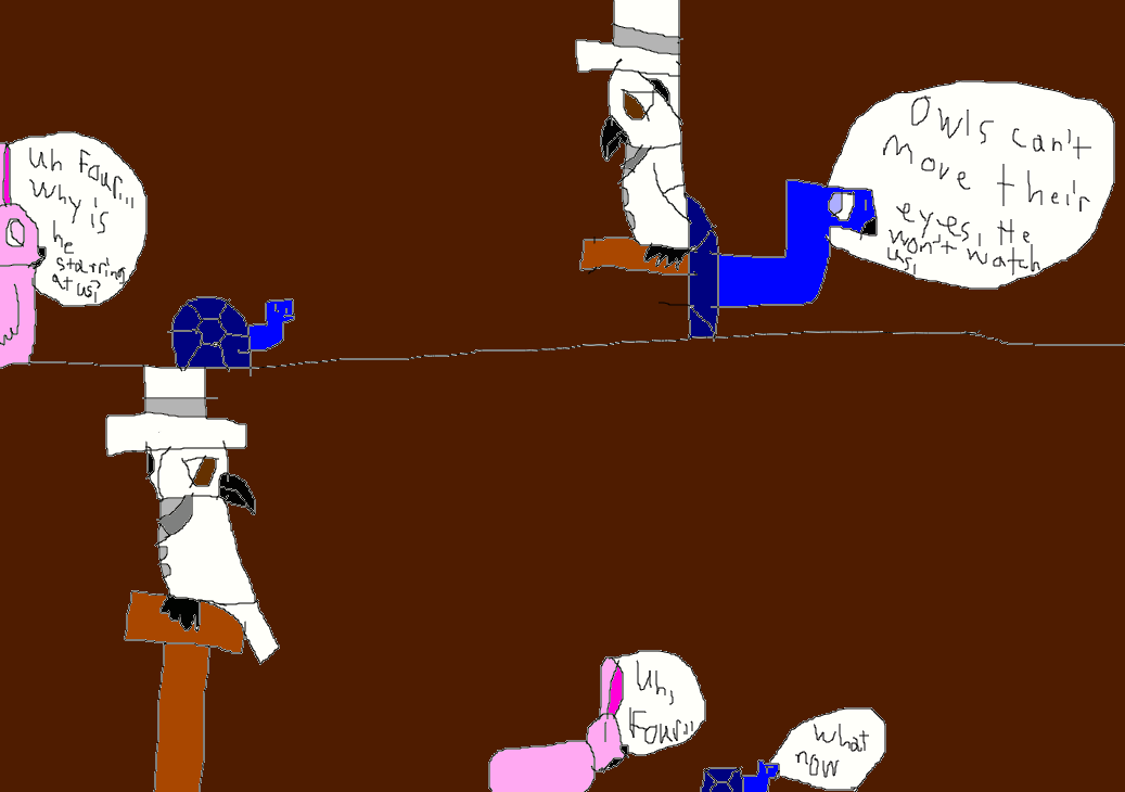 Three, Numbertaker's just an owl. by rollerbrawl895 on DeviantArt