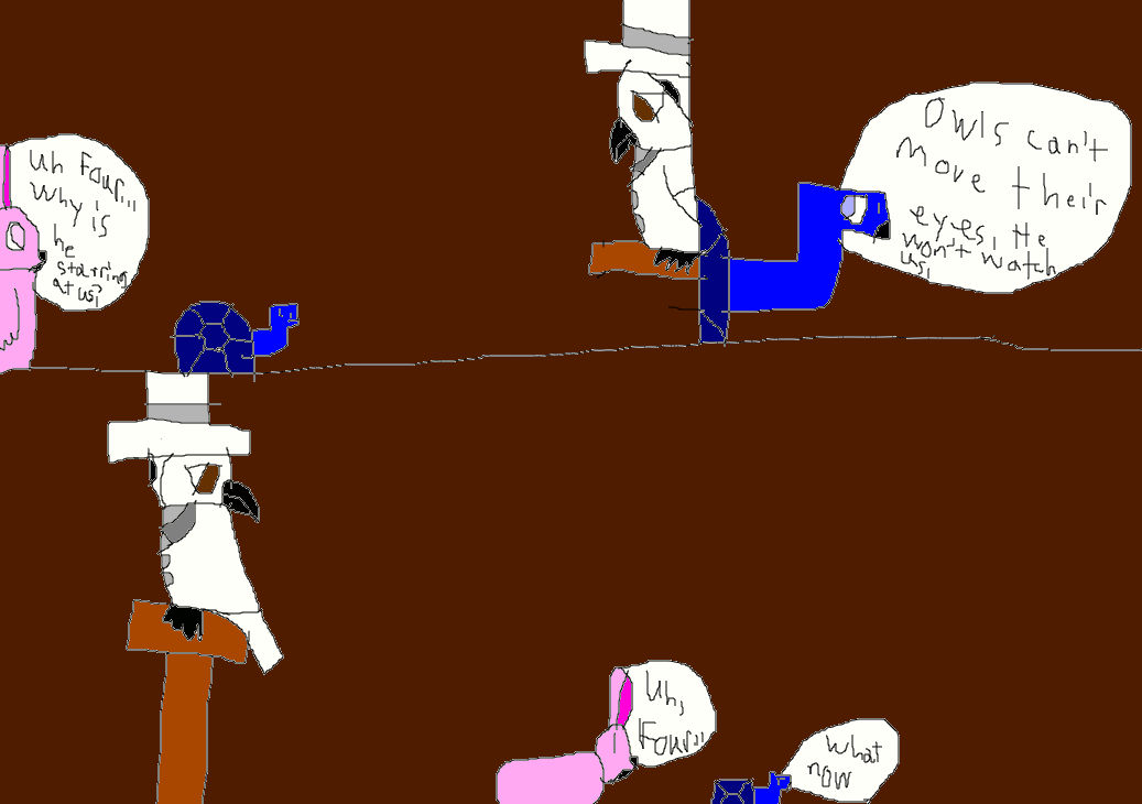 Three, Numbertaker's just an owl. by rollerbrawl895 on DeviantArt
