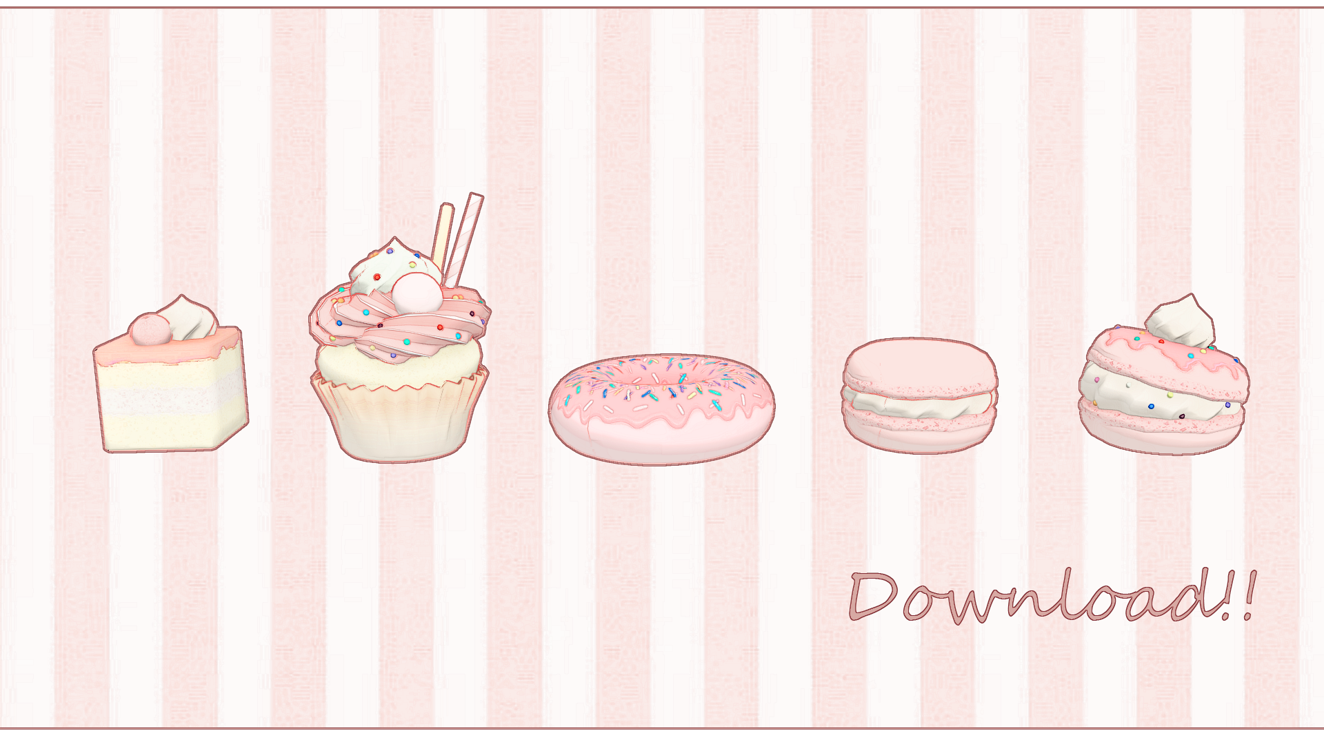 [DL]Pink desserts by 77kings on DeviantArt