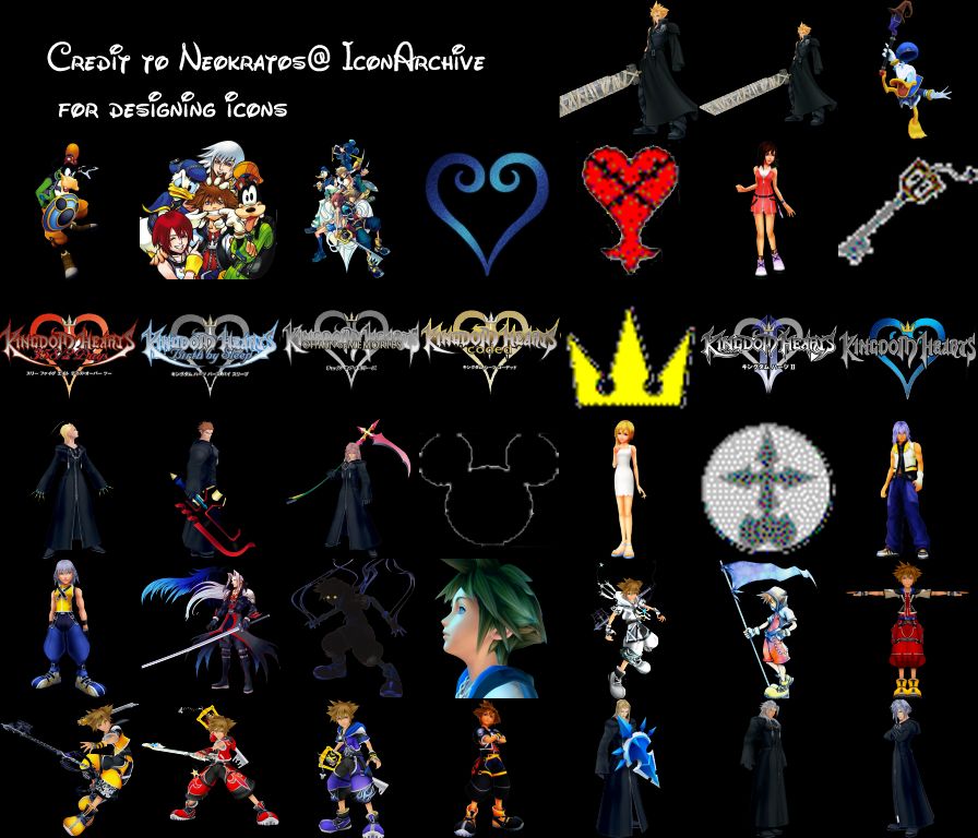 Kingdom Hearts Icons 35+ Icons by SquilliamFancysonIII on DeviantArt