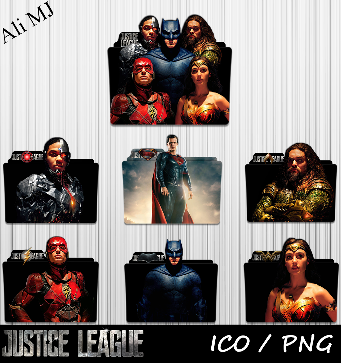 Justice League (2017) Folder Icon's by AliMj on DeviantArt