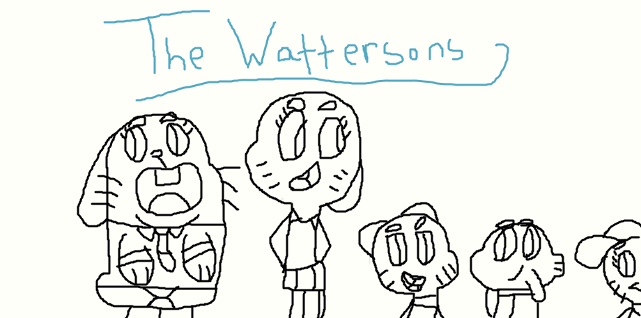 The Wattersons- Family Portrait by roselucklover123 on DeviantArt