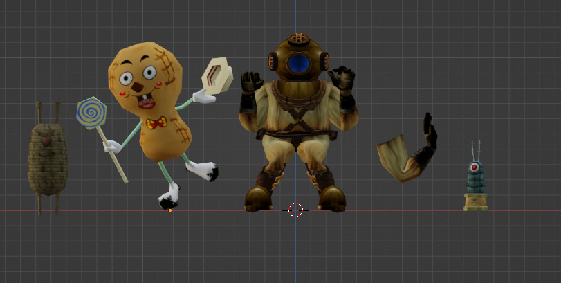 Another Spongebob Movie Game Models (download) by PaddyMcClellan on ...