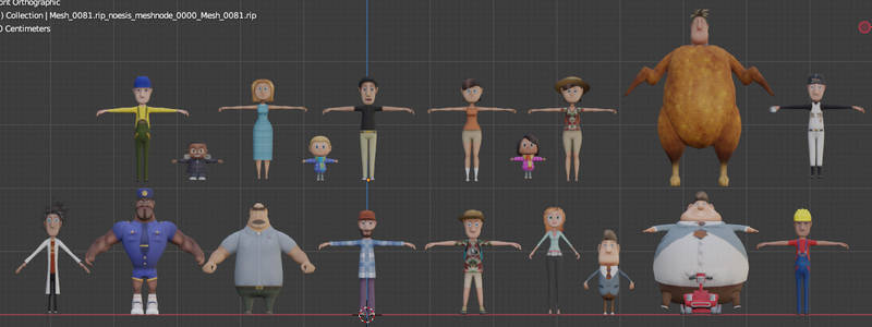 Cloudy With A Chance Of Meatball Model Pack by Kylewithem on DeviantArt