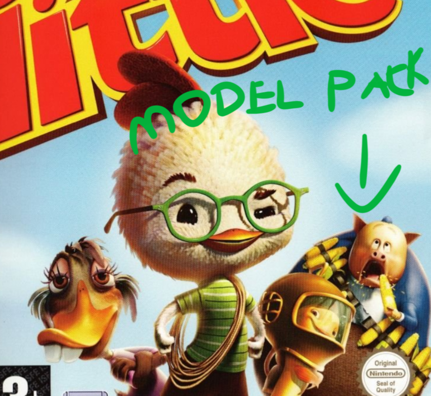 Chicken little 3d model pack download by PaddyMcClellan on DeviantArt