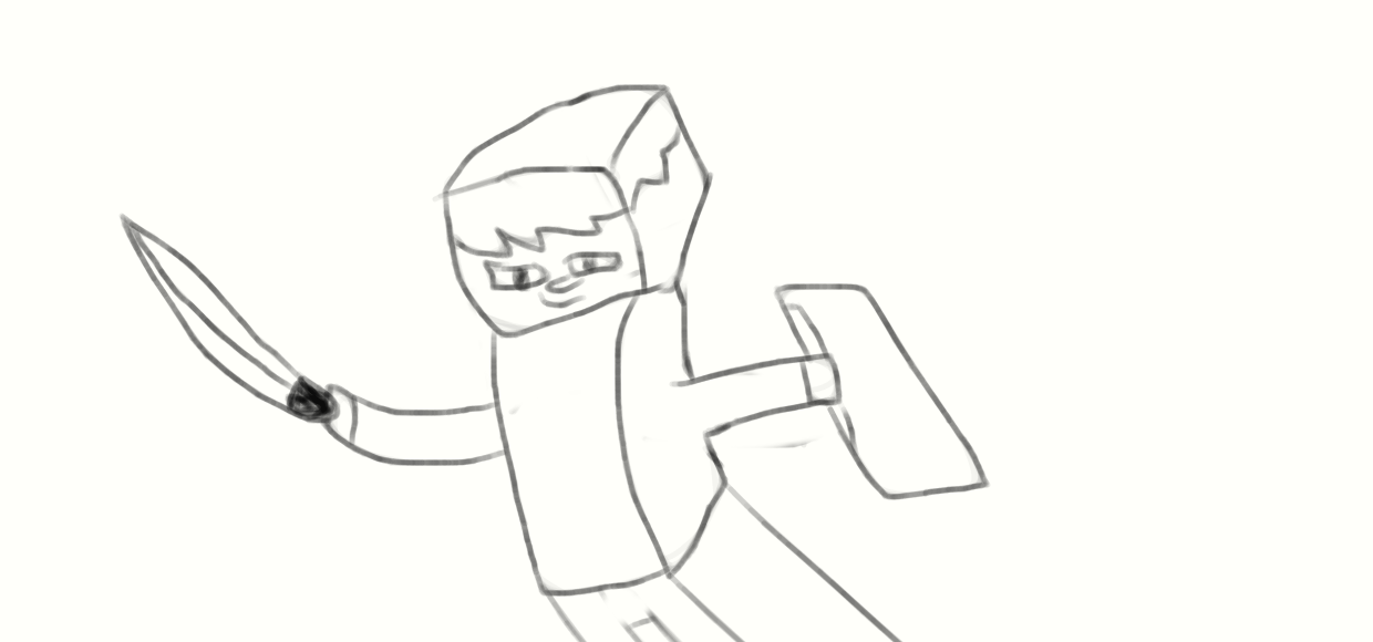 a bad minecraft drawing by TopherDoesStuffs on DeviantArt