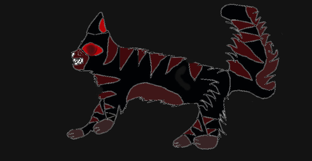 Demon Cat by DonutTheWolf on DeviantArt