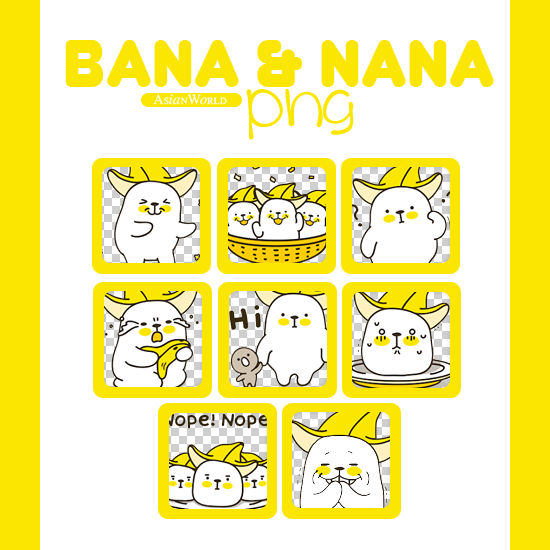 |Bana and Nana|png by AsianWorld on DeviantArt