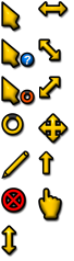 Yellow Cursors by blueskyredcloud on DeviantArt