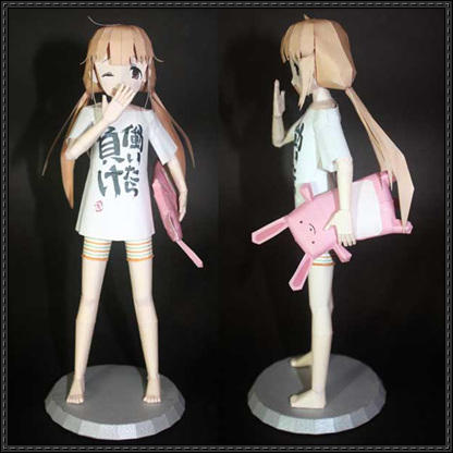 Futaba Anzu Papercraft by AmandaRabbitskin on DeviantArt