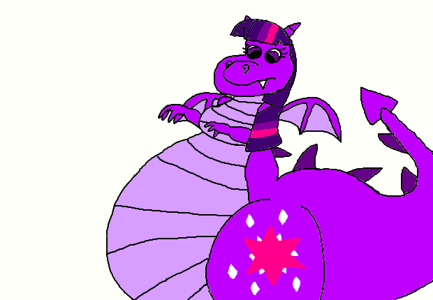 Twilight Sparkle Dragon Transformation
