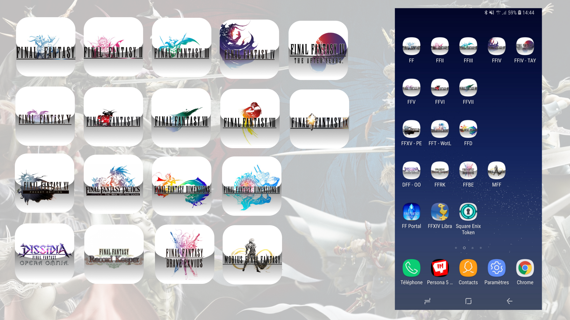 Final Fantasy mobile icon pack by VorenyHaru on DeviantArt