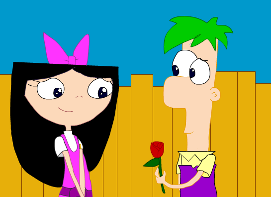 My first drawing of Ferbella by ooxBluexoo on DeviantArt