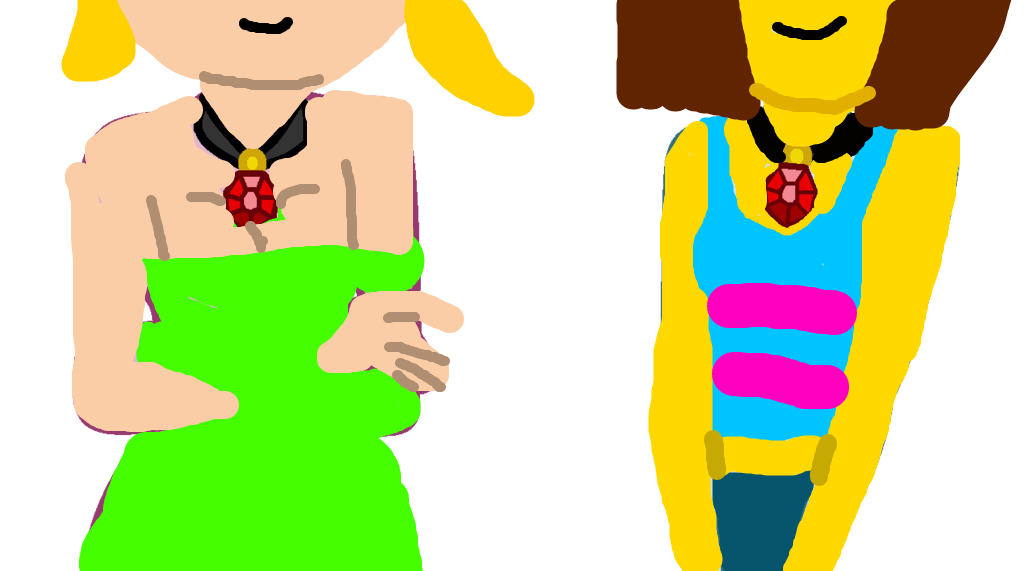 Frisk and Humanized Girl Flowey by CreepyPastaFNAFGirl on DeviantArt